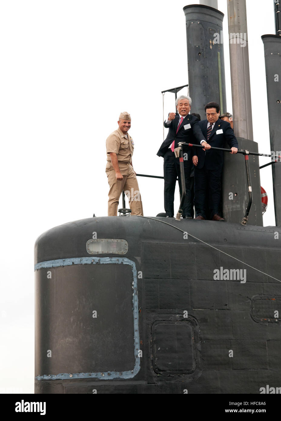 BUSAN, Republic of Korea (March 22, 2013) Busan Mayor Hur Nam-sik ...