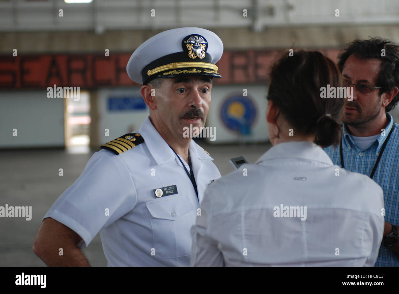 GUANTANAMO BAY, Cuba – Navy Capt. Prescott Prince, standby defense ...