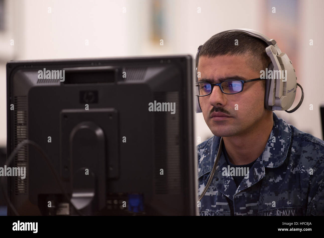 A Hospitalman at Naval Medical Center San Diego completes the Defense ...