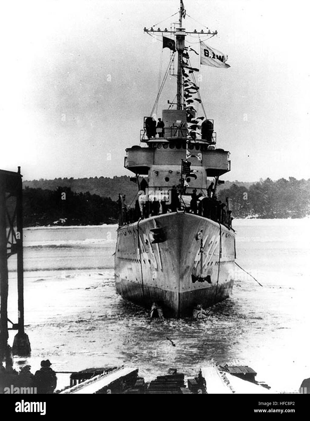 Shipyard works Black and White Stock Photos & Images - Alamy