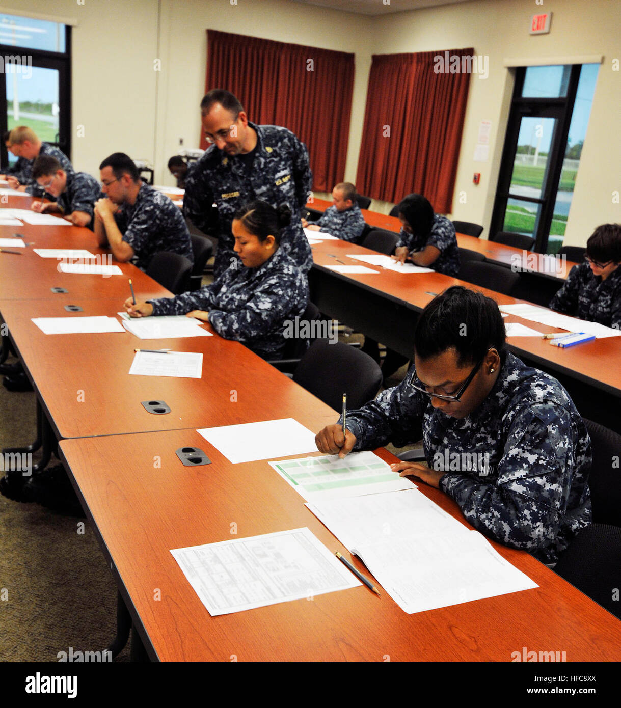 Fifteen sailors assigned to Naval Air Station Key West test their ...