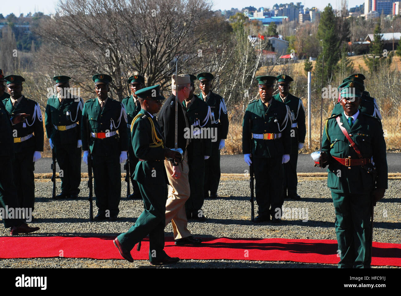 Lesotho Defense Force 2009 Stock Photo - Alamy