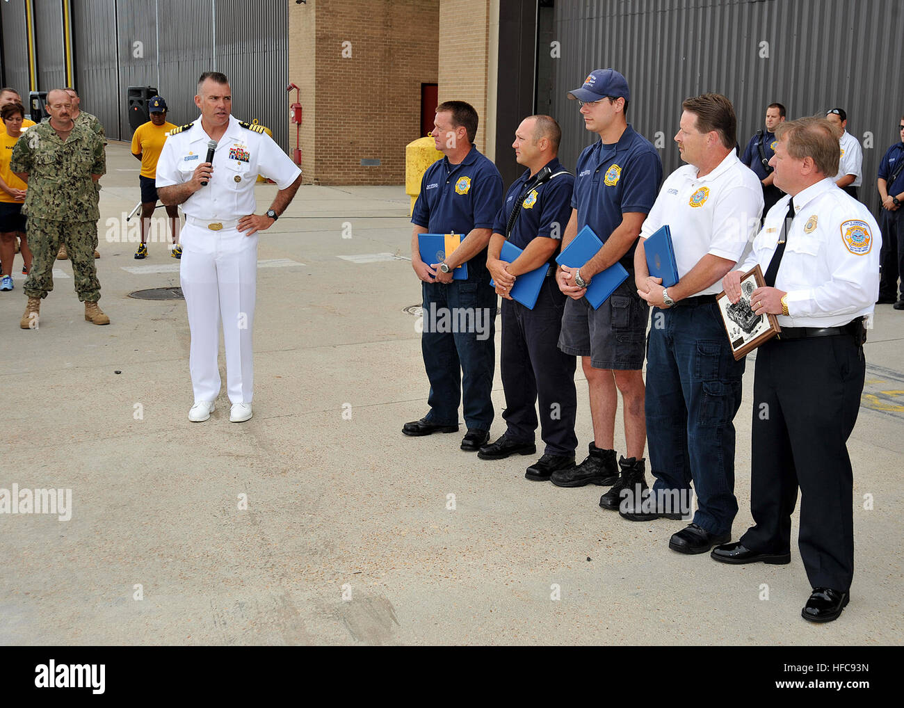 Capt. Frank Hughlett, commander of Joint Expeditionary Base Little ...