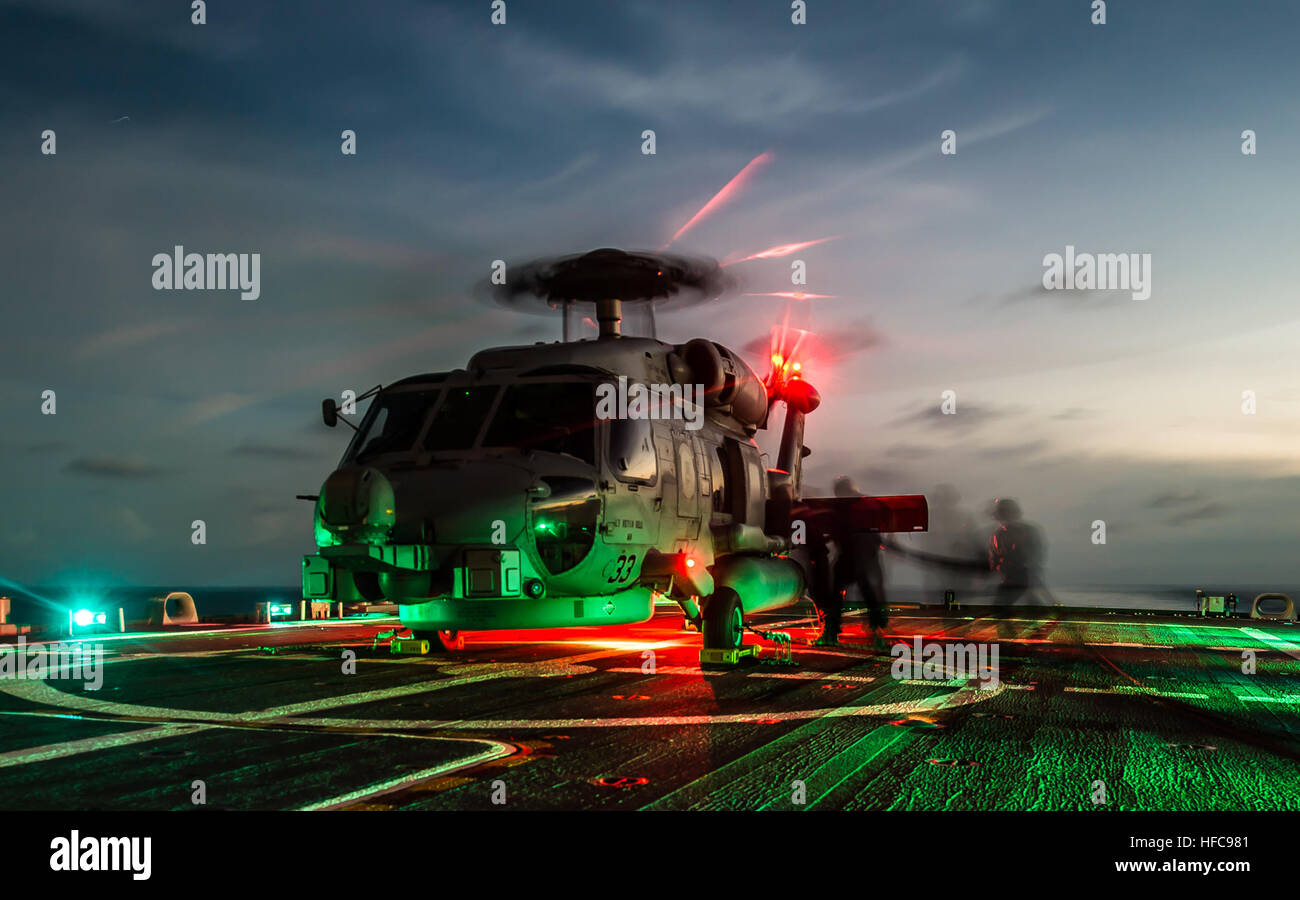 150430-N-VO234-315 SOUTH CHINA SEA (April 30, 2015) Sailors assigned to ...