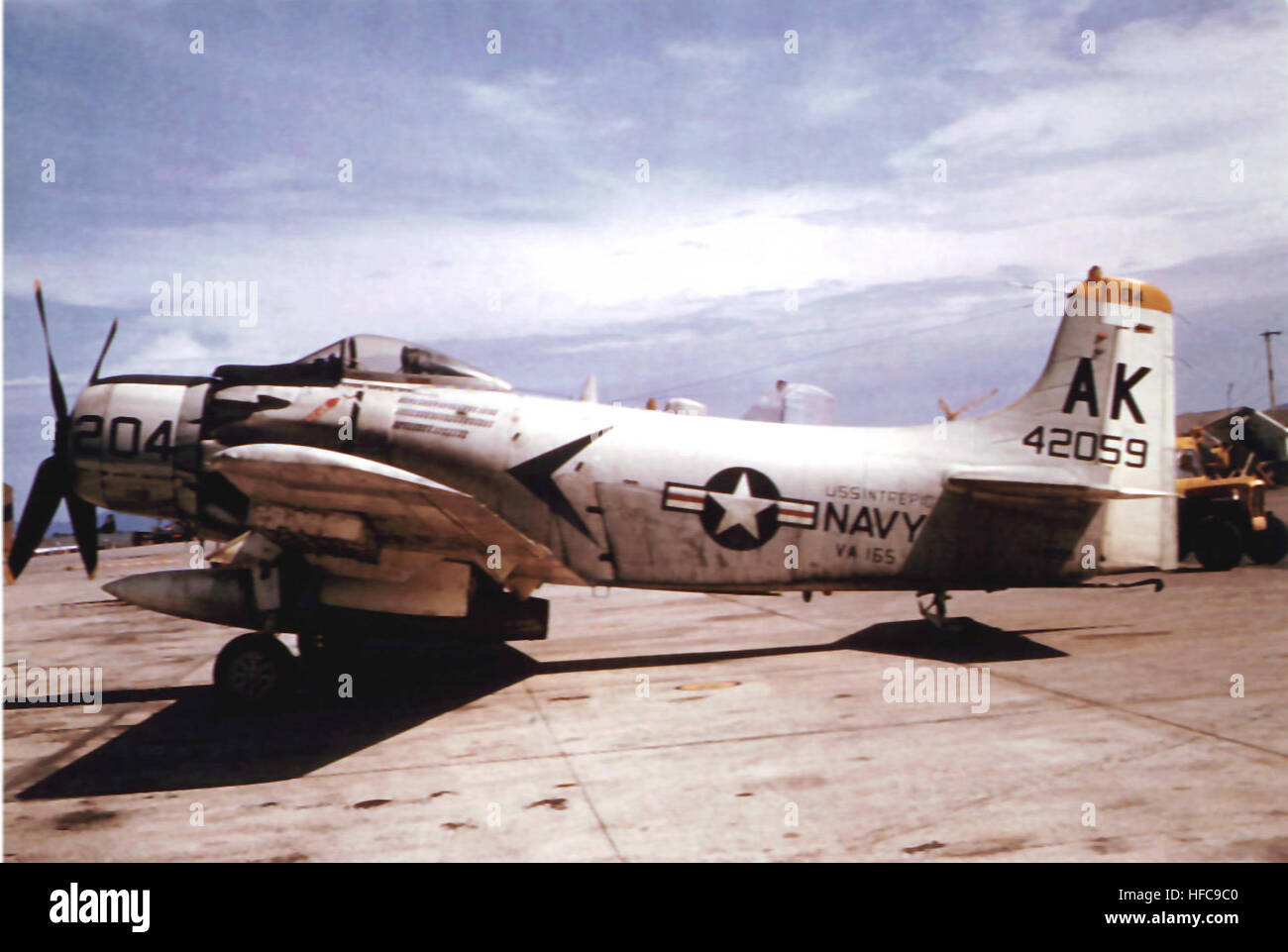 A-1J Skyraider of VA-165 in 1966 Stock Photo - Alamy