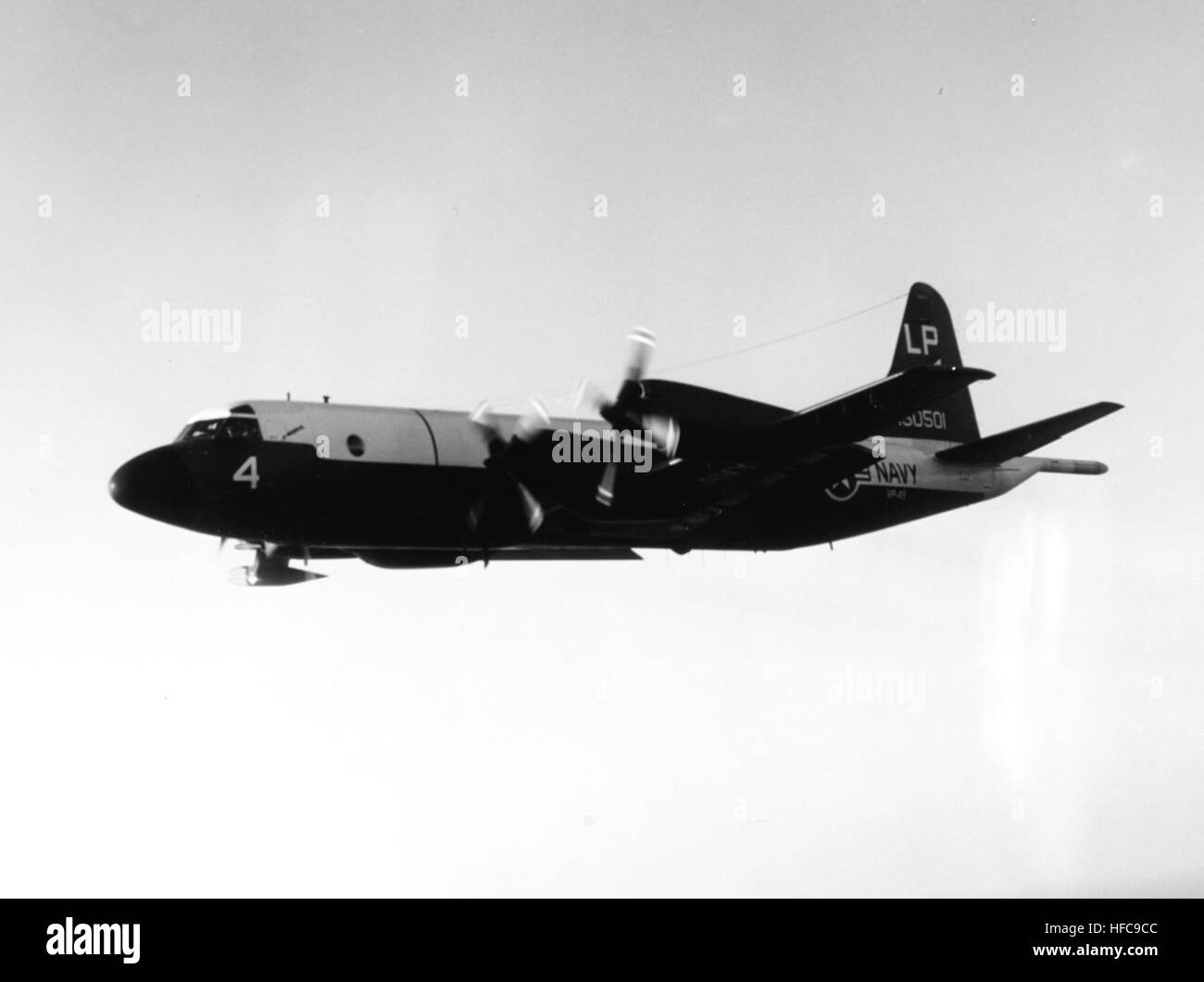 Lockheed P-3A Orion of VP-49 in flight c1964 Stock Photo - Alamy