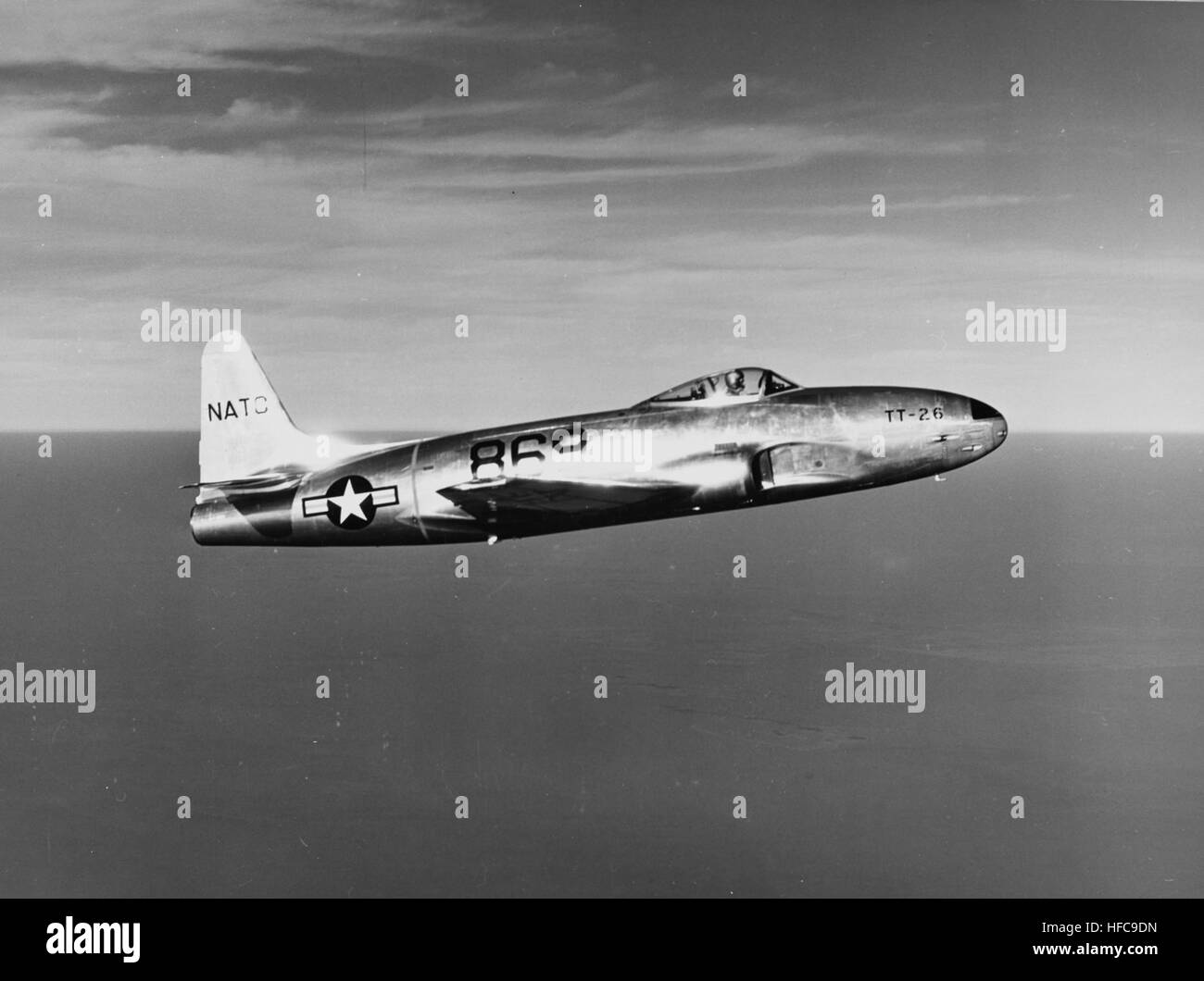 Lockheed TO-1 in flight near NAS Patuxent River 1948 Stock Photo - Alamy