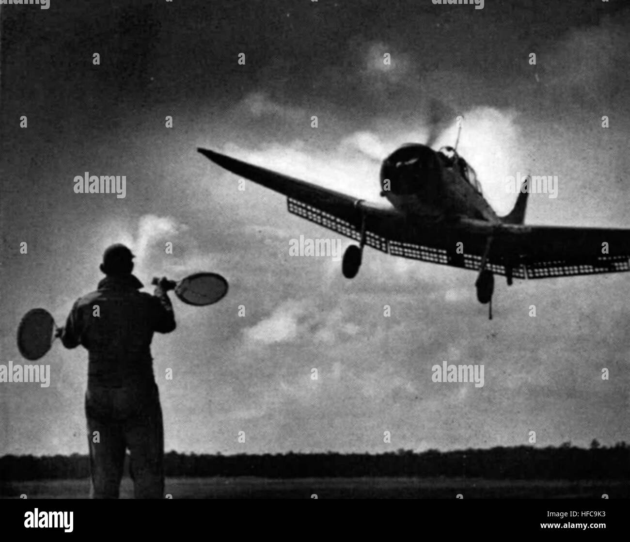 LSO giving Cut Signal to SBD Stock Photo - Alamy