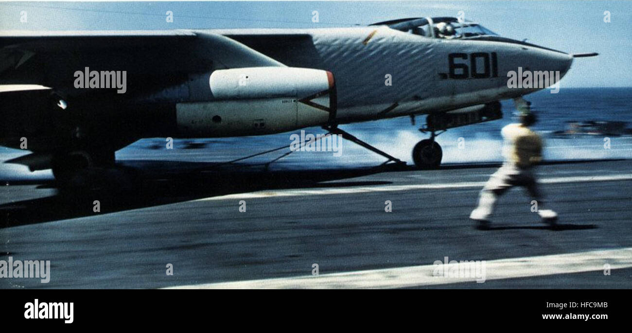A-3B of VAH-8 is launched from USS Constellation (CVA-64) 1966 Stock ...
