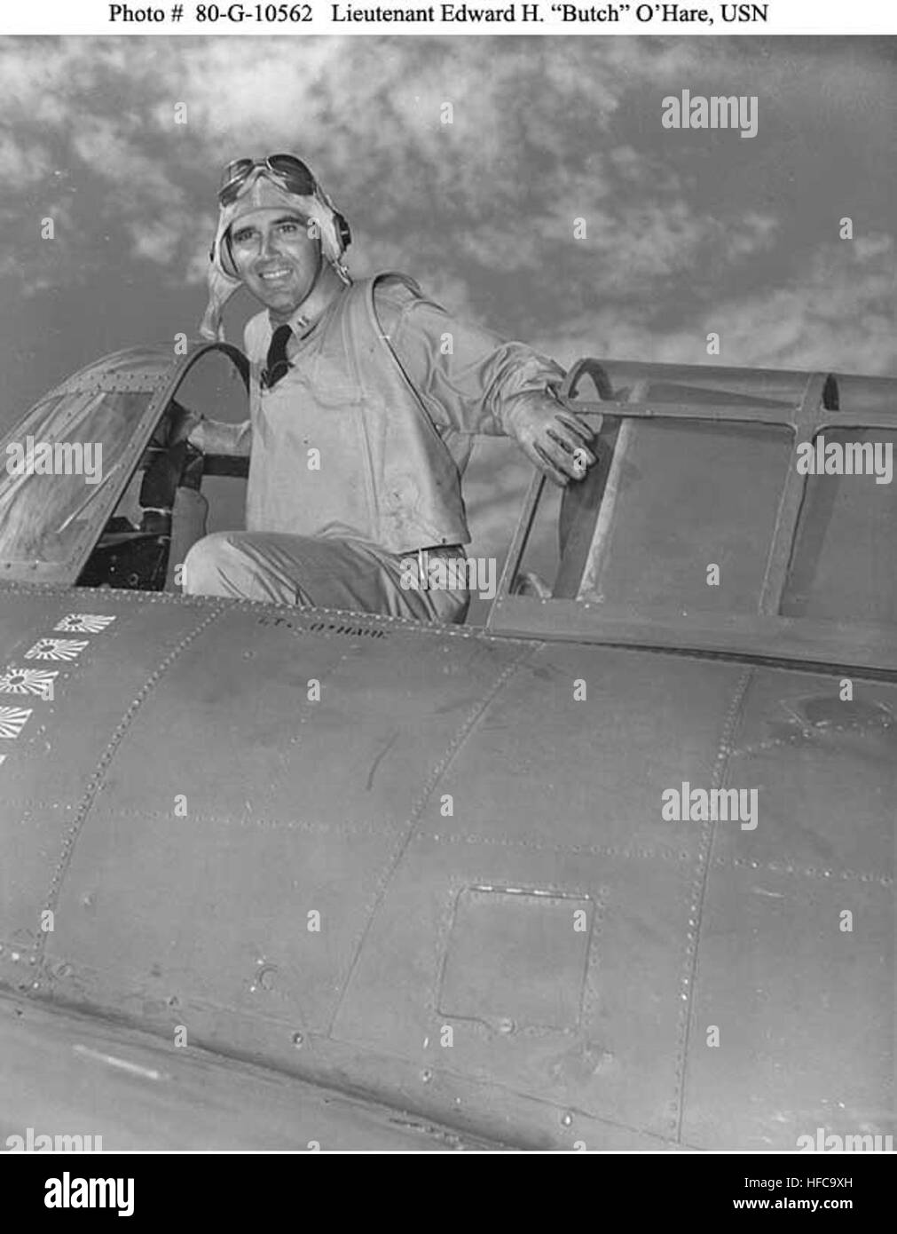 Lt Edward H. Butch O'Hare, 1942 Stock Photo - Alamy