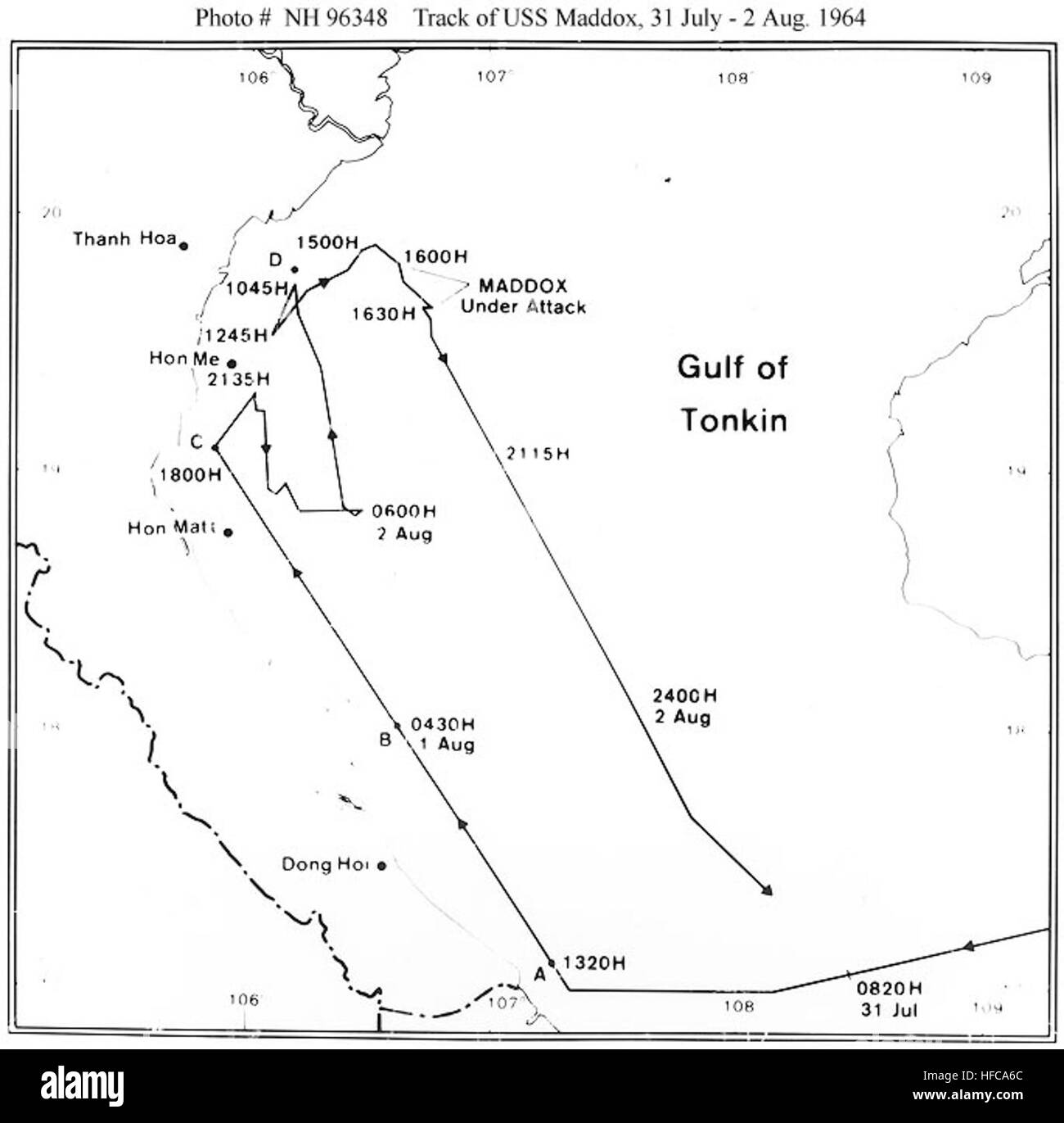Gulf of tonkin maddox hi-res stock photography and images - Alamy