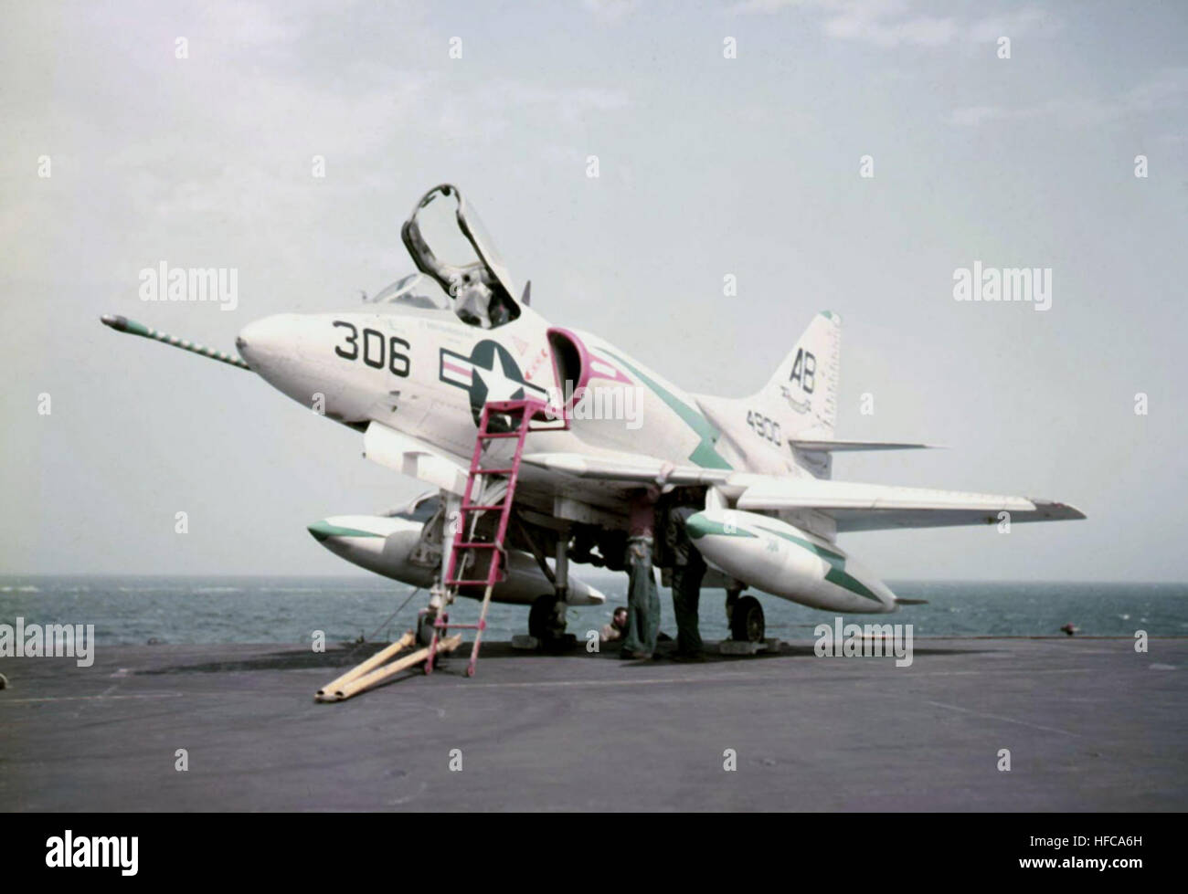 A-4B VA-172 on USS FDR 1959 Stock Photo - Alamy