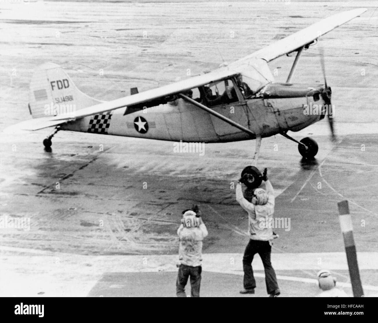 Major Buang taxies to a halt Stock Photo - Alamy