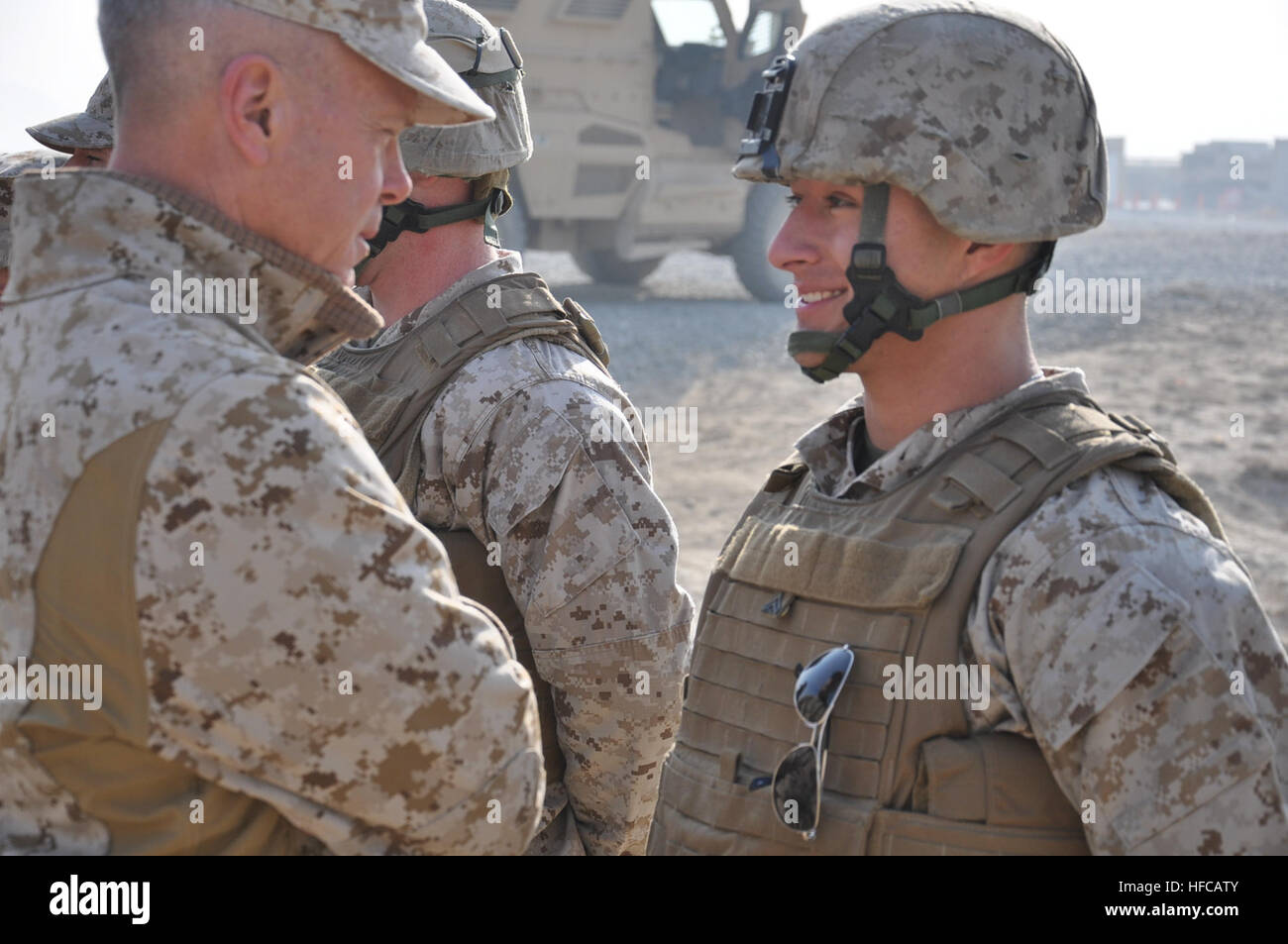 Gen. James F. Amos, Commandant of the Marine Corps, toured Kabul ...