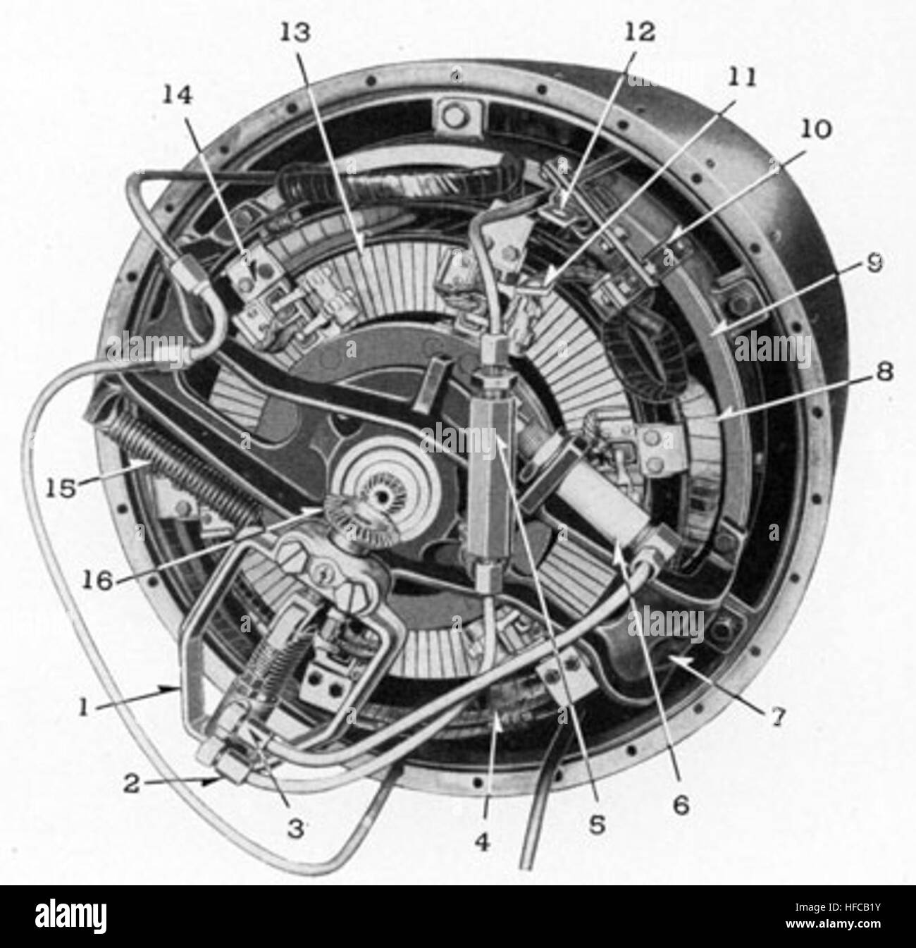 Mark 18 torpedo's electric motor, forward end, April 1943 Stock Photo ...