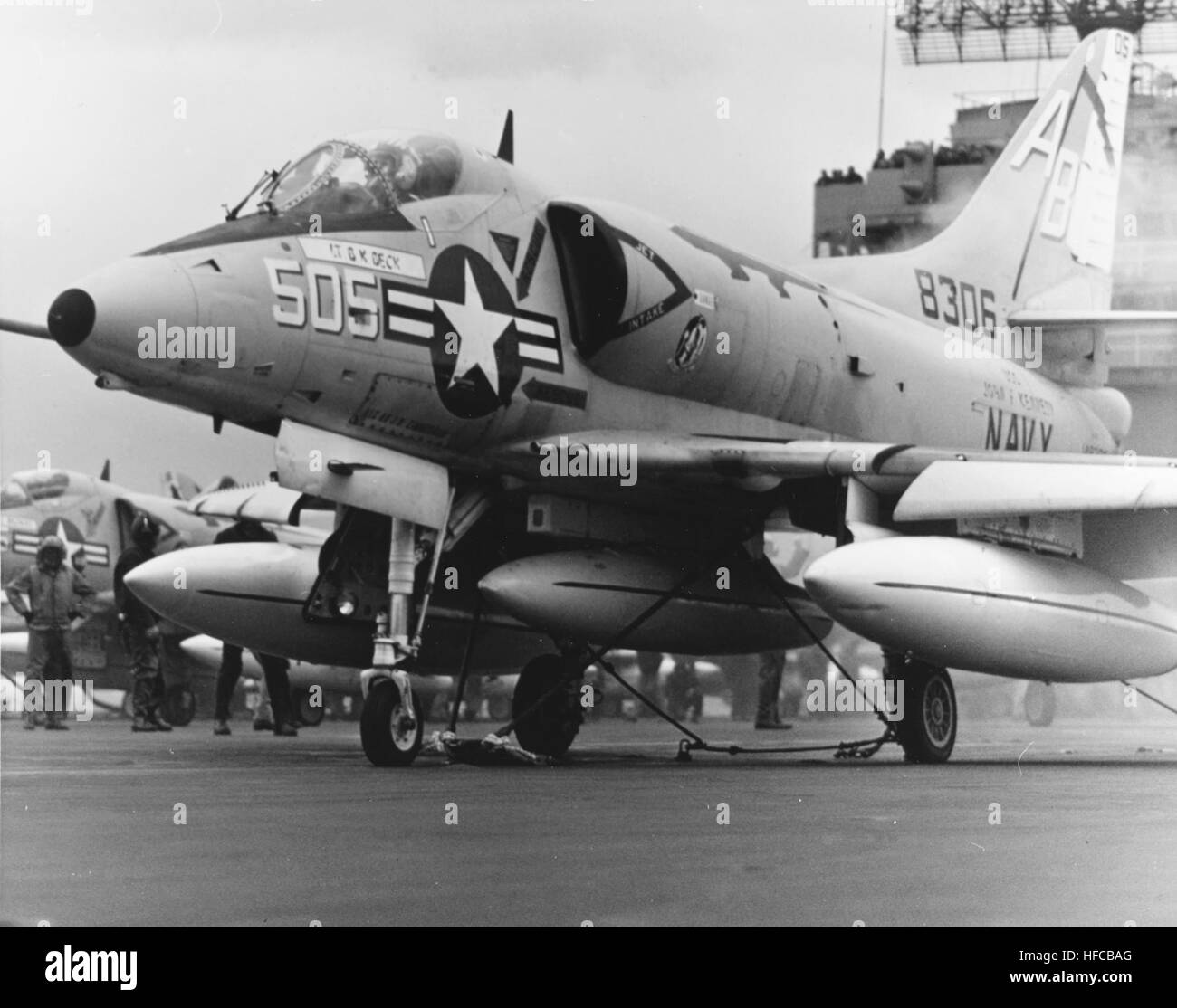 A-4C Skyhawk of VA-95 on USS John F. Kennedy (CVA-67) on 23 December ...