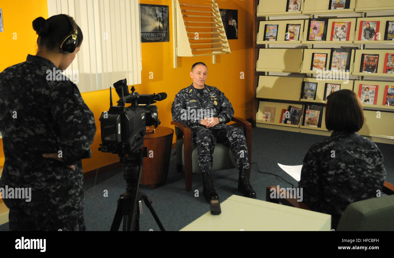 Chief petty officer of the navy mcpon mike stevens hi-res stock ...