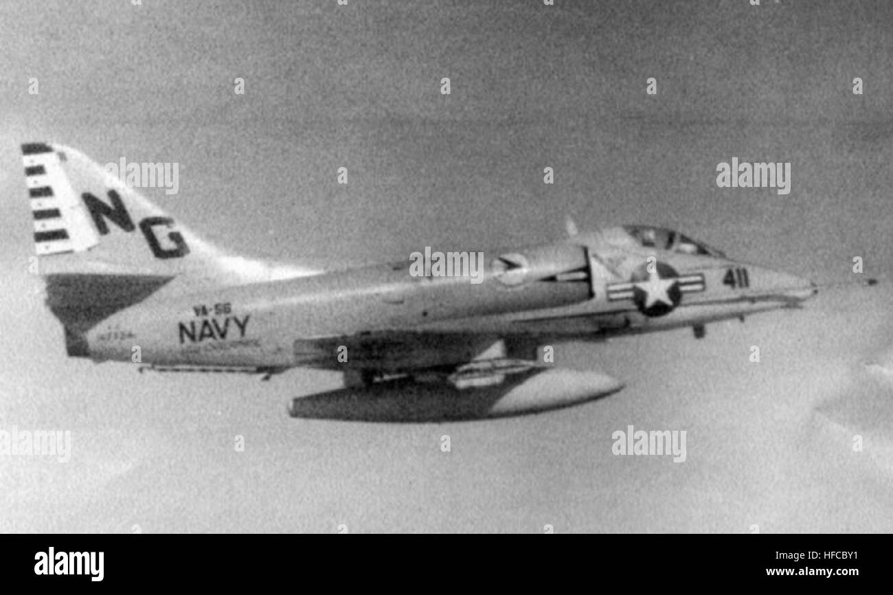 A-4C VA-56 in flight 1966 Stock Photo - Alamy
