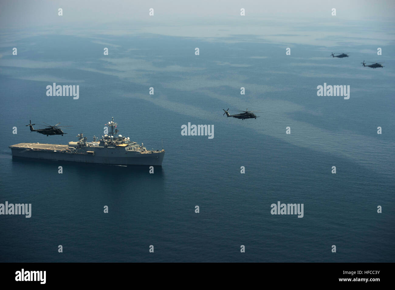 160411-N-XY744-083 ARABIAN GULF (April 11, 2016) MH-53E Sea Dragons ...