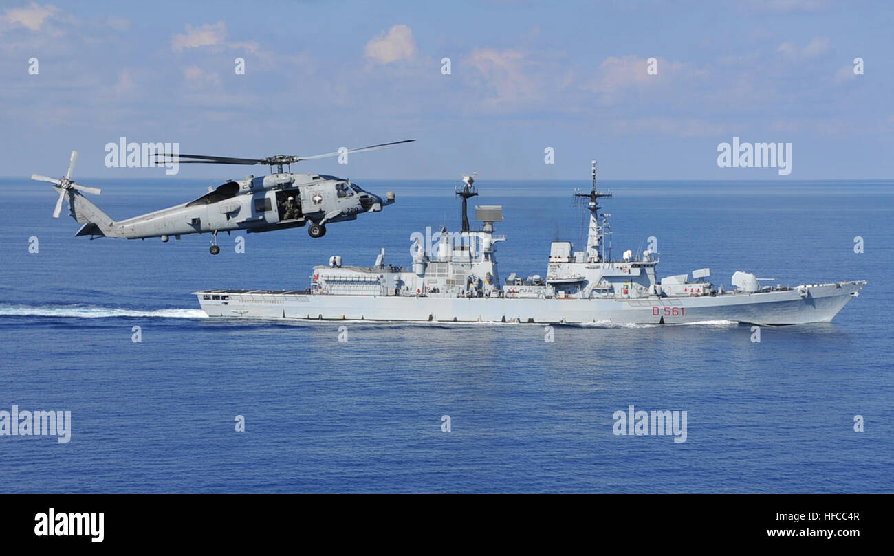 131026-N-UV347-309 MEDITERRANEAN SEA (Oct. 26, 2013) An MH-60R Sea Hawk ...