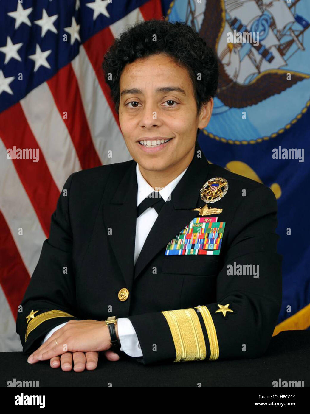 Michelle J. Howard, United States Navy, Rear Admiral official photo ...