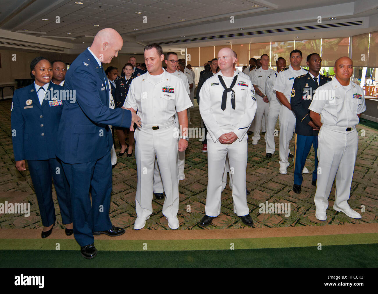 U.S. Air Force Col. David Kirkendall, deputy commander of Joint Base ...