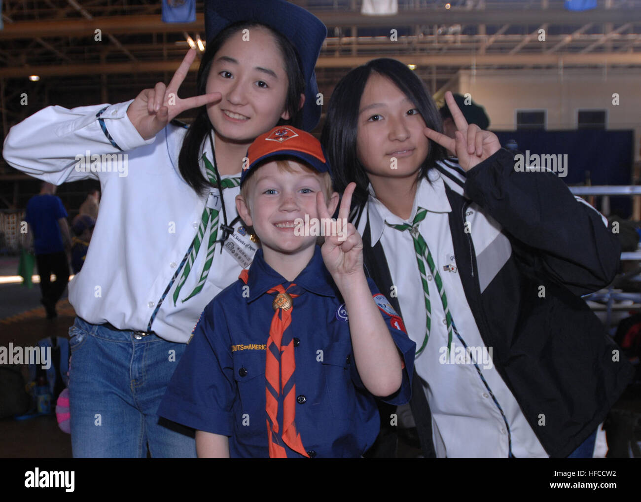 MISAWA AIR BASE, Japan (Oct. 23, 2010) -- U.S. and Japanese scouts take ...