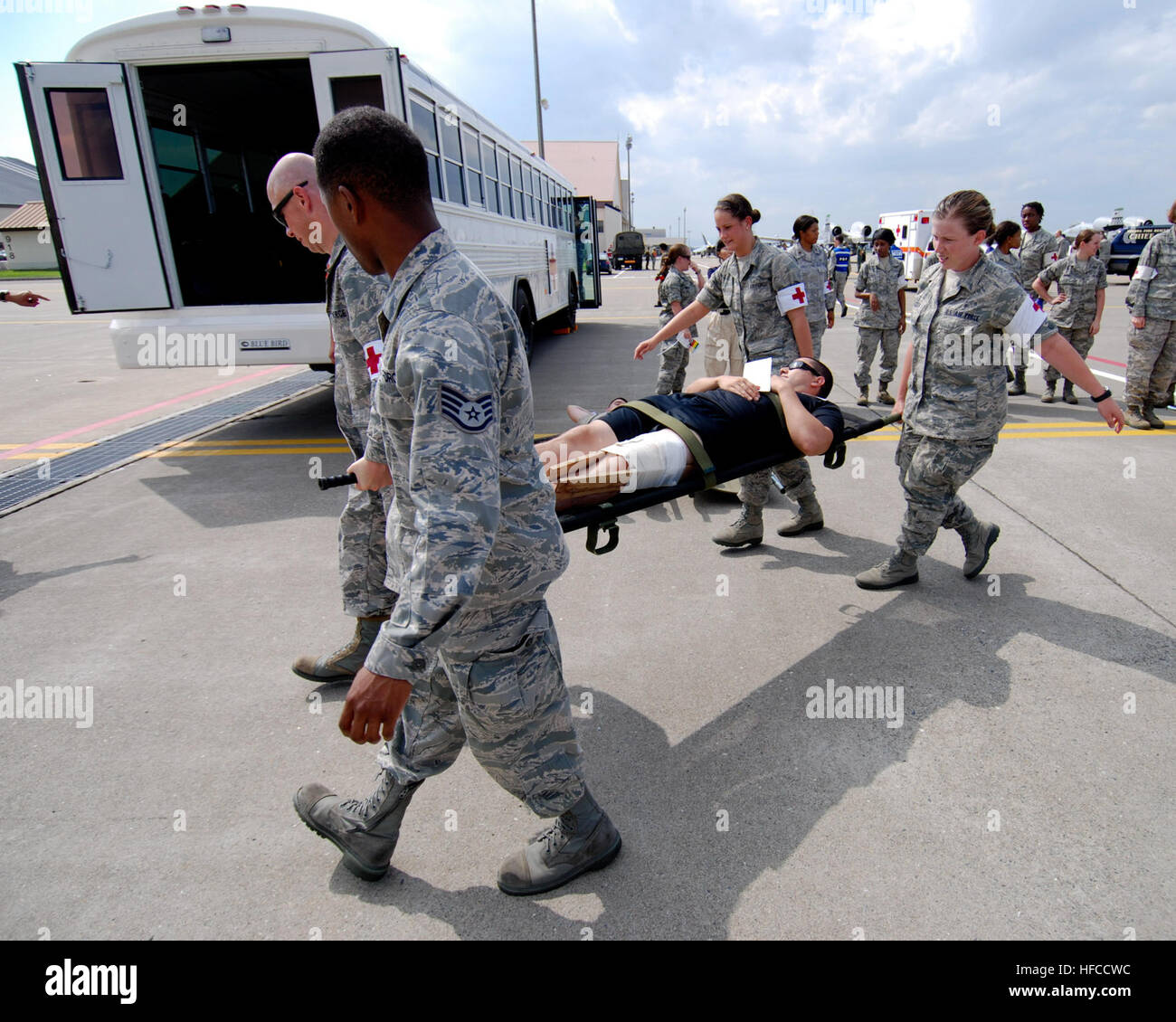 U.S. Air Force emergency responders from the 35th Medical Group ...