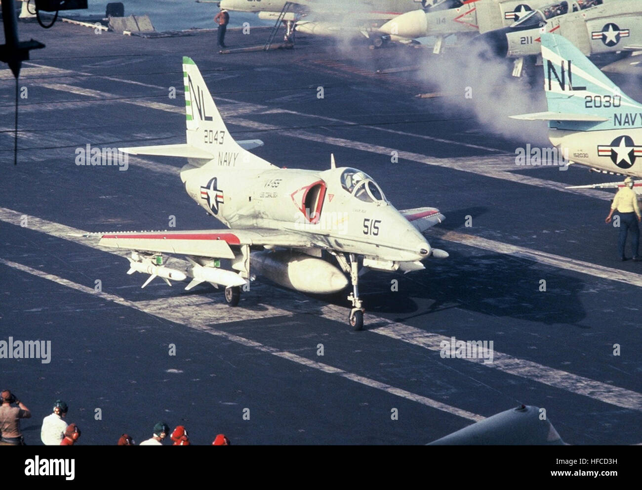 A-4E VA-155 on USS Coral Sea (CVA-43) 1967 Stock Photo - Alamy