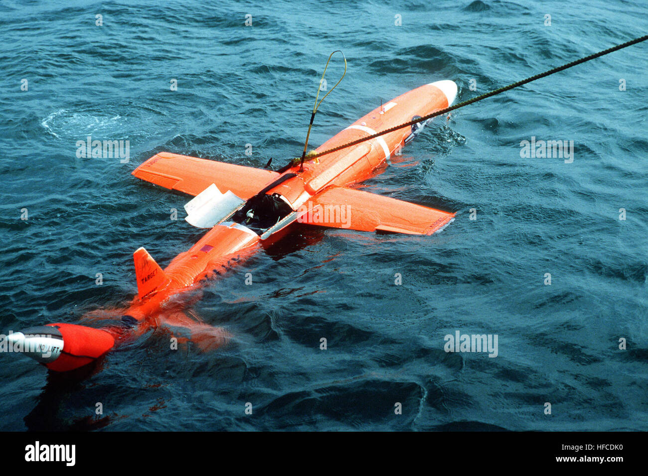 A Northrop NV-105 Chukar II (MQM-74C) lightweight target drone is ...