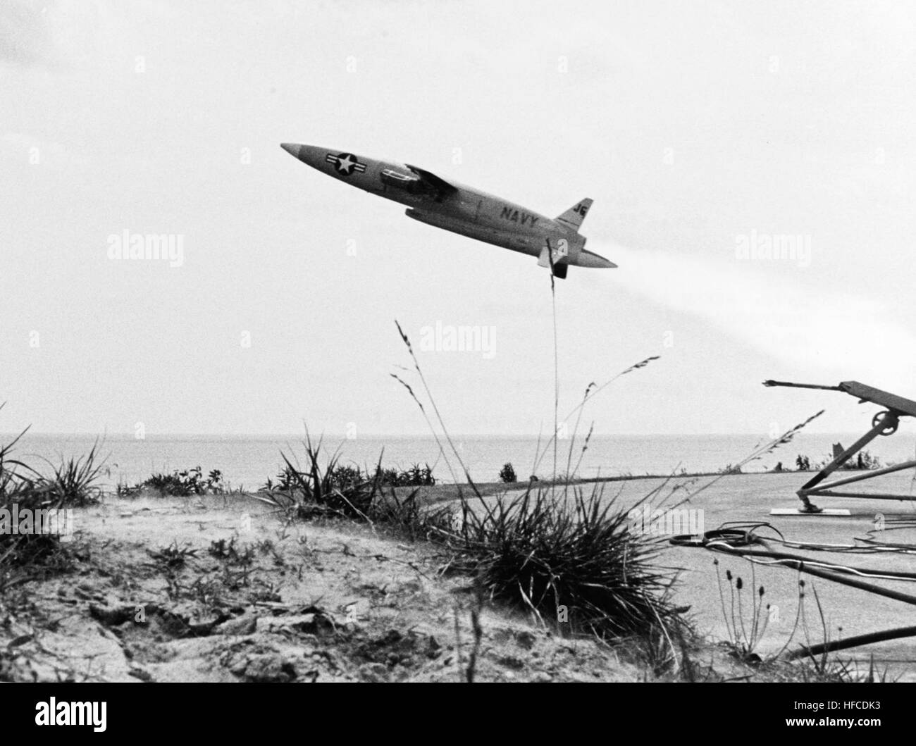 MQM-74 launch from FTC Dam Neck c1971 Stock Photo - Alamy
