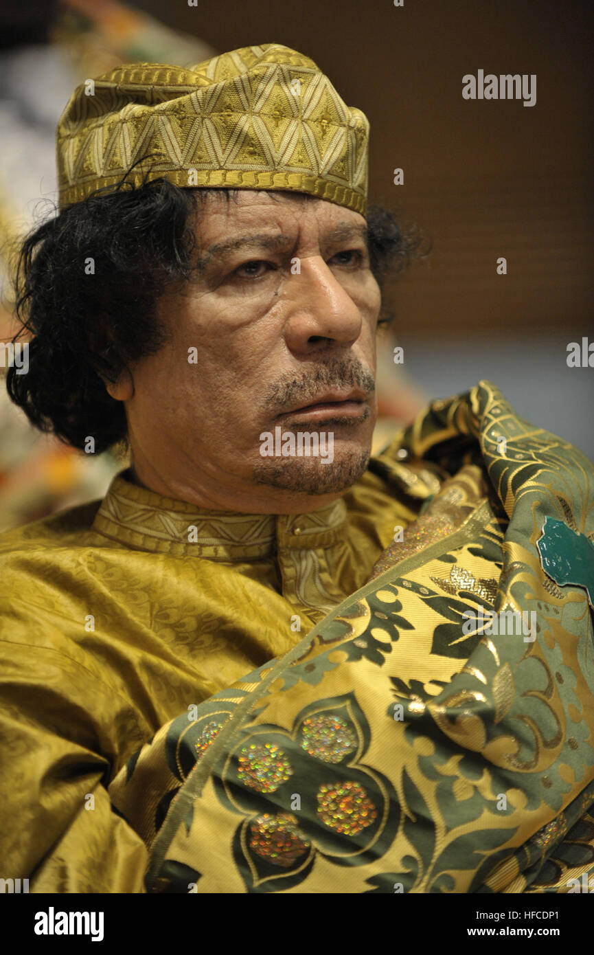 Muammar al gaddafi hi-res stock photography and images - Alamy