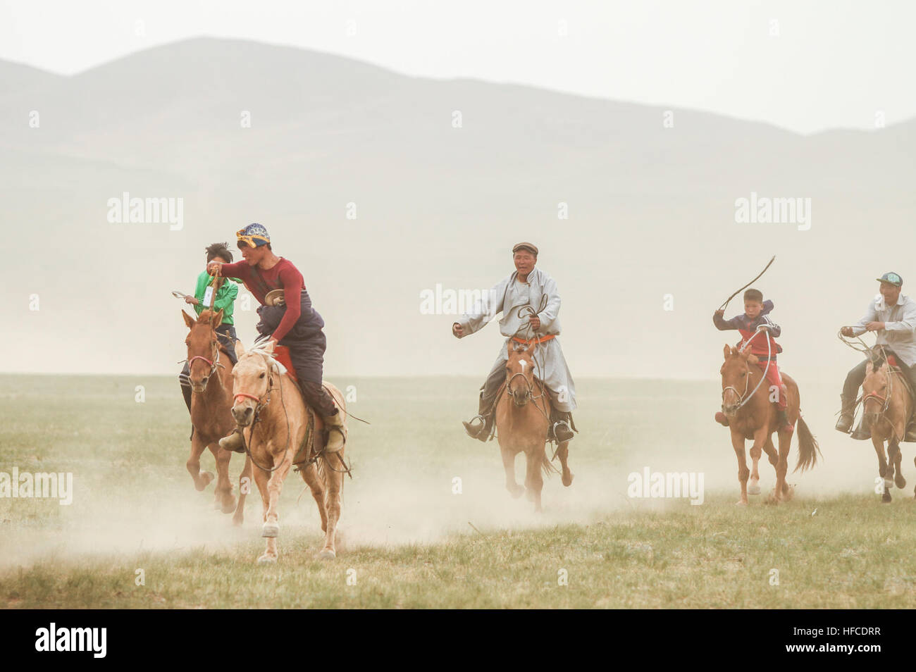 Mongolian naadam festival horse race hi-res stock photography and ...