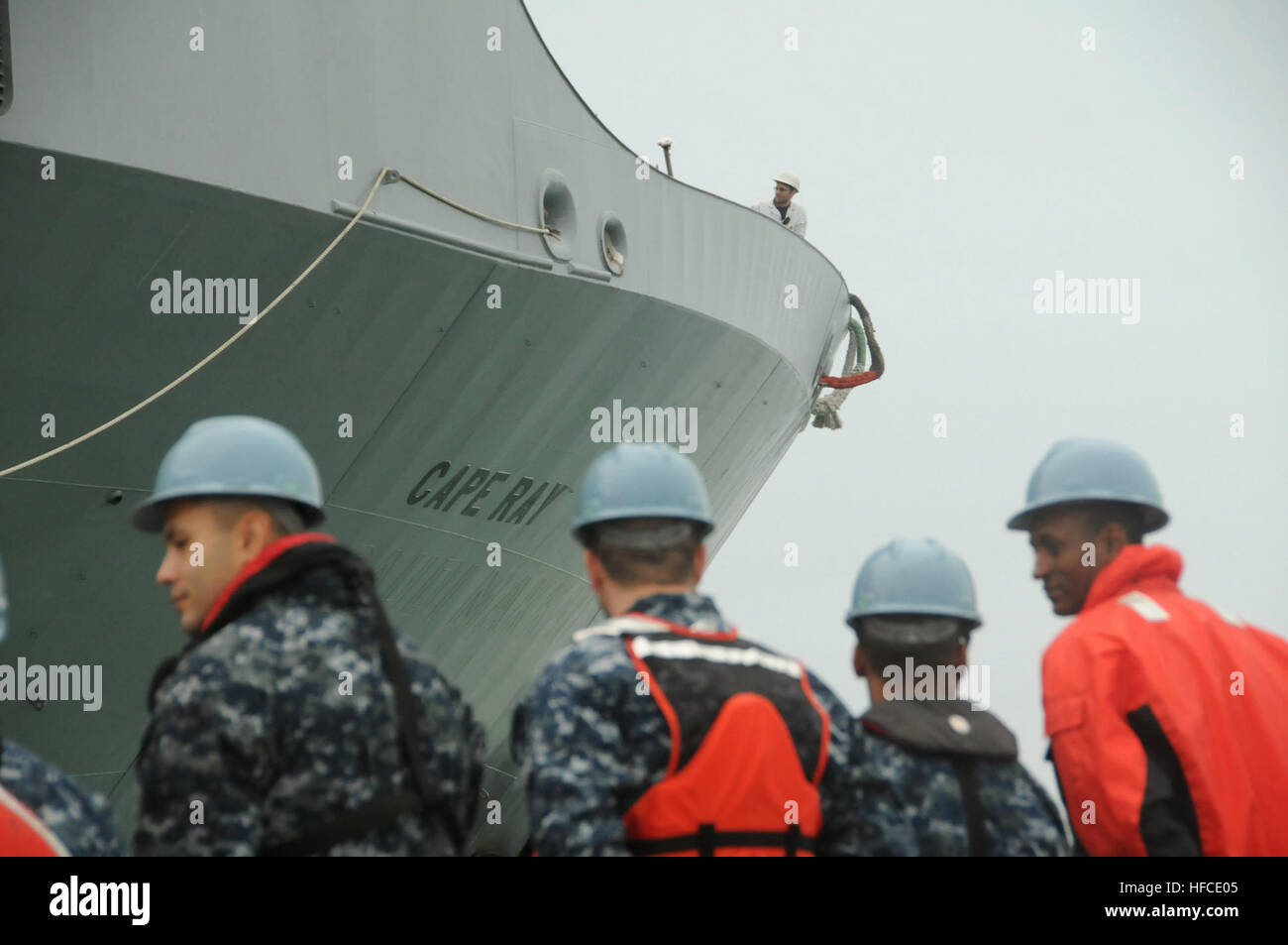 The Military Sealift Command container ship MV Cape Ray (T-AKR 9679 ...