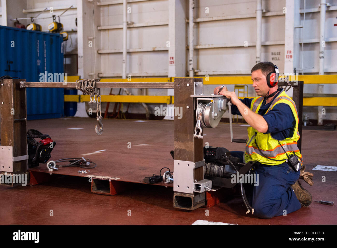 Eric Copeland, a chemical operator for Edgewood Chemical Biological ...
