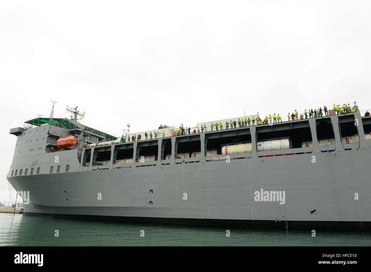 Life raft container on ship hi-res stock photography and images - Alamy