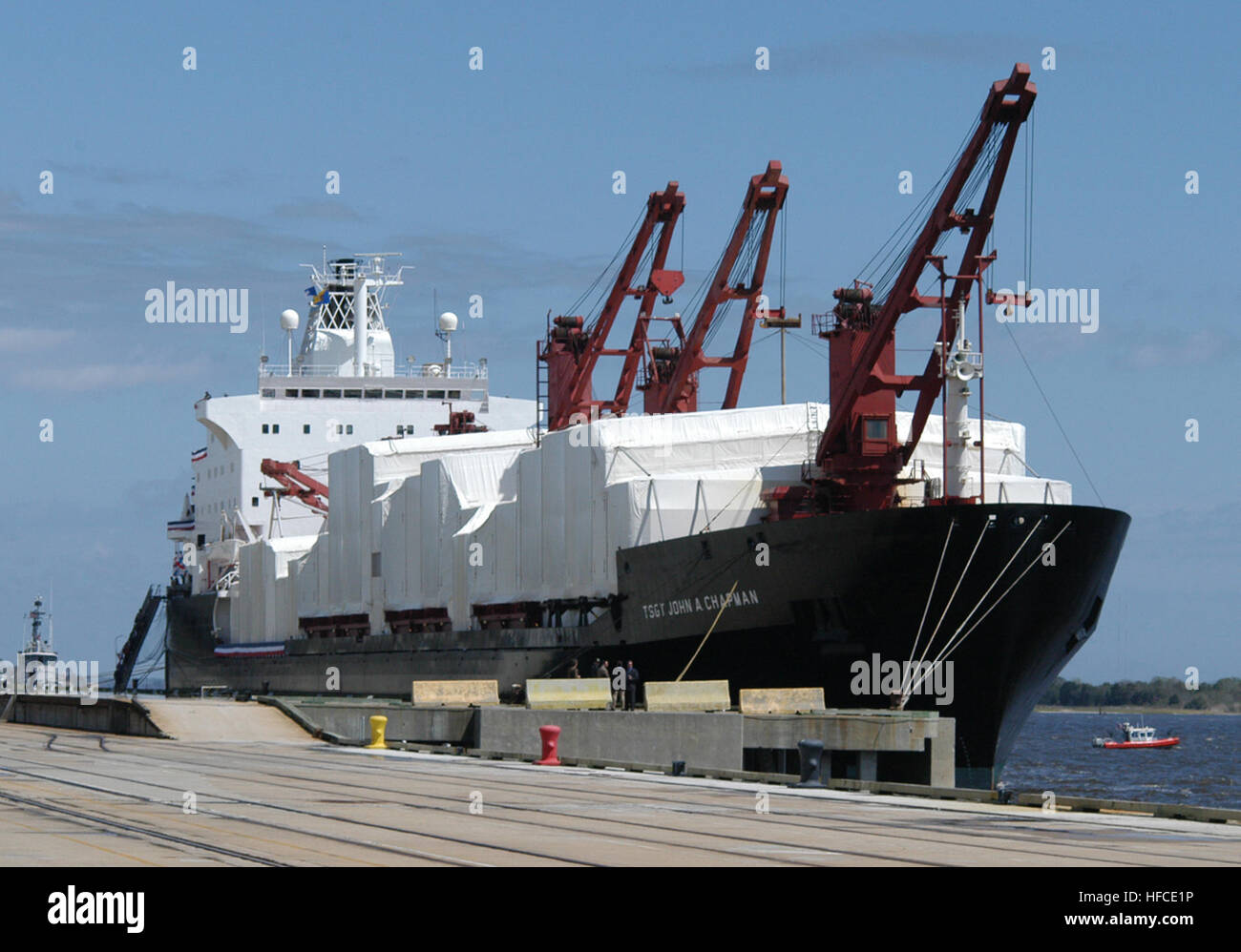 MV TSgt John A. Chapman (AK-323) 2005-04-08 renaming Stock Photo - Alamy