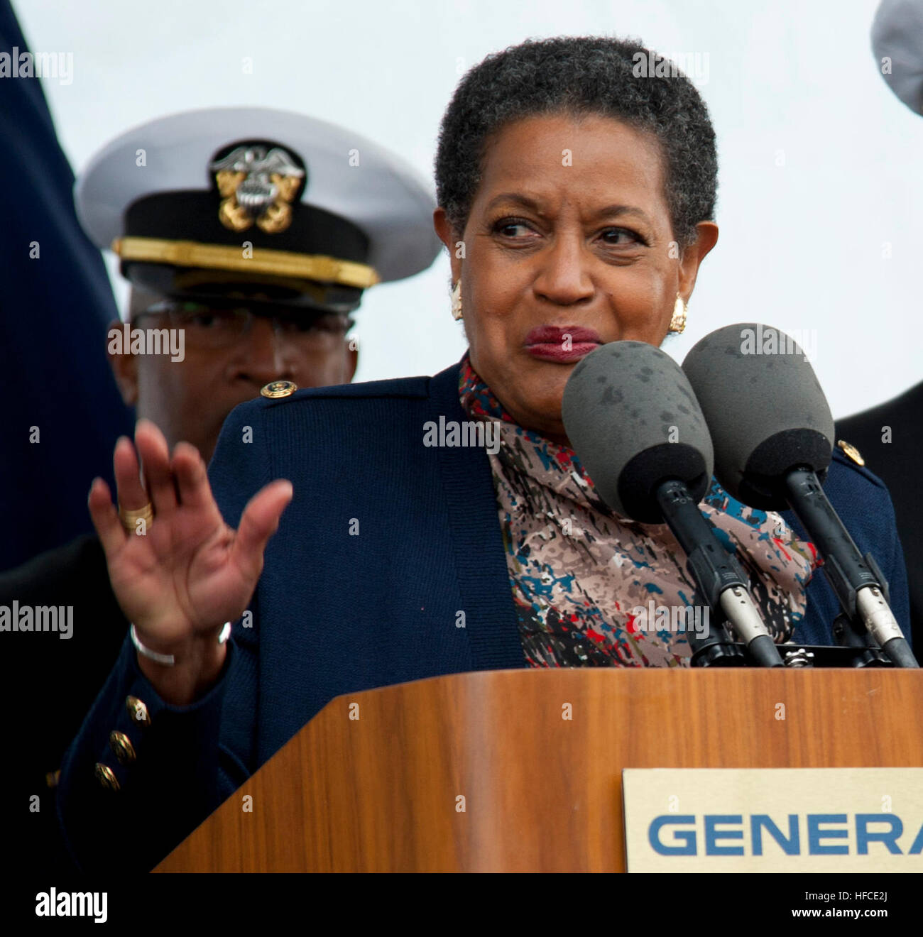 111112-N-VY256-161 SAN DIEGO (Nov. 12, 2011) Myrlie Evers-Williams ...