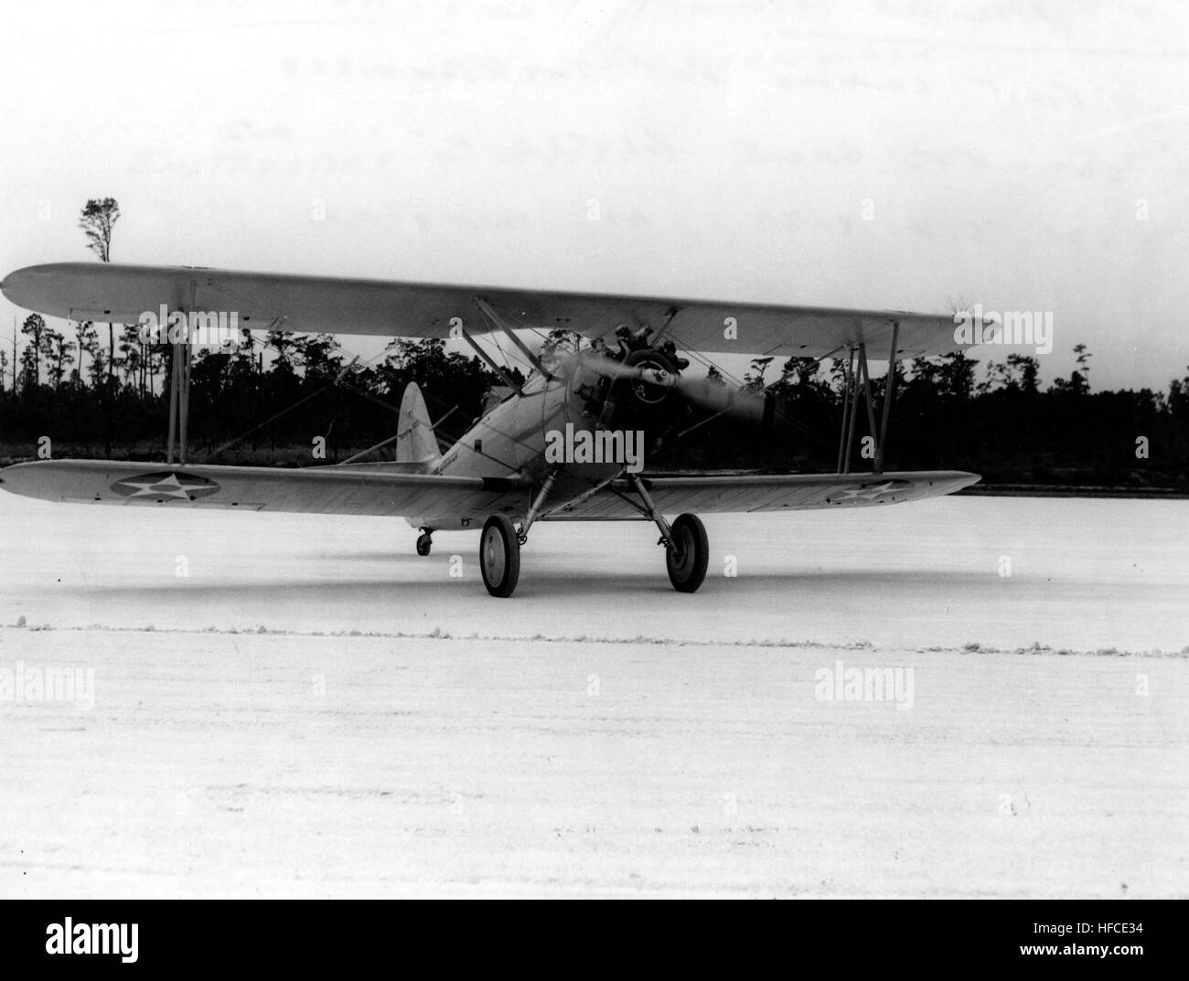 The N3N biplane performs a landing at NAS Jacksonville in 1940, serving ...