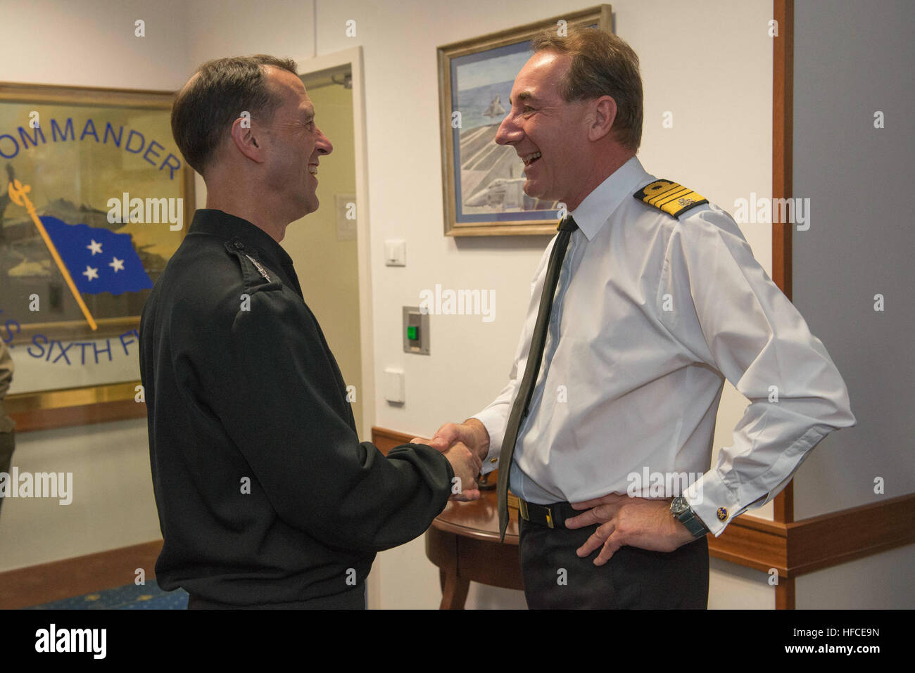Naval Support Activity Naples hosts senior U.S. and UK naval leadership ...