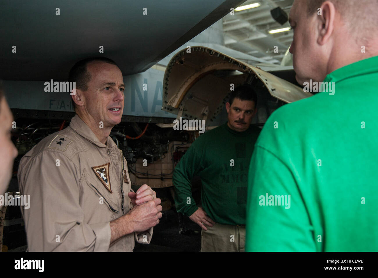 Commander, Naval Air Force Atlantic, Rear Adm. Troy Shoemaker meets ...