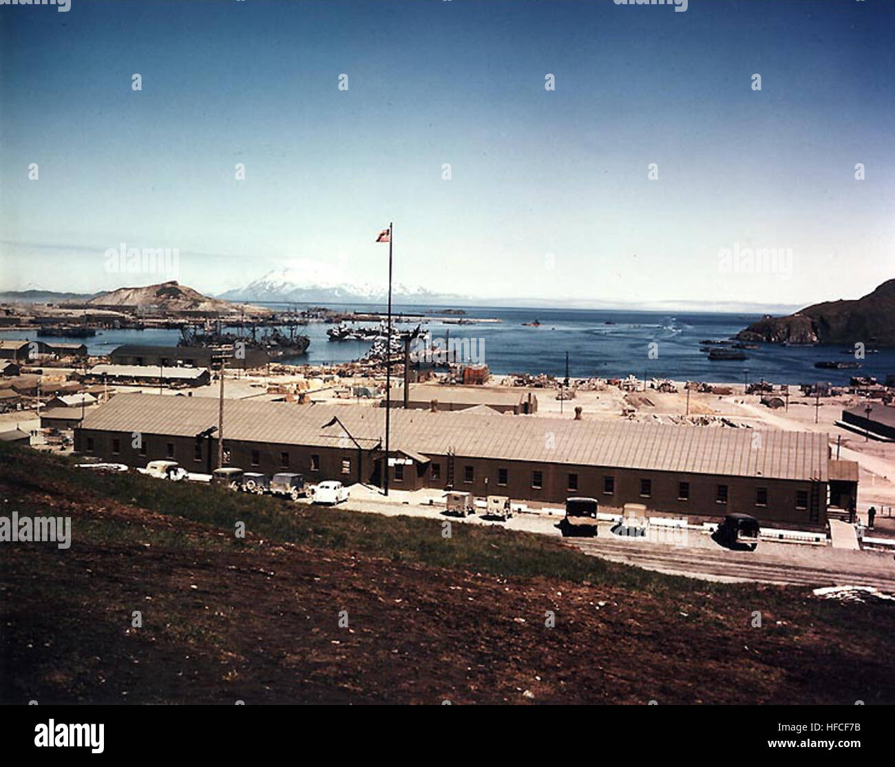 Naval Operating Base Adak in summer 1944 (01 Stock Photo - Alamy