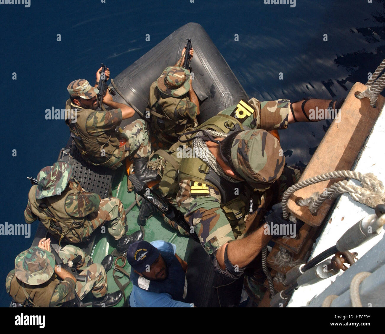 Ship boarding drill hi-res stock photography and images - Alamy