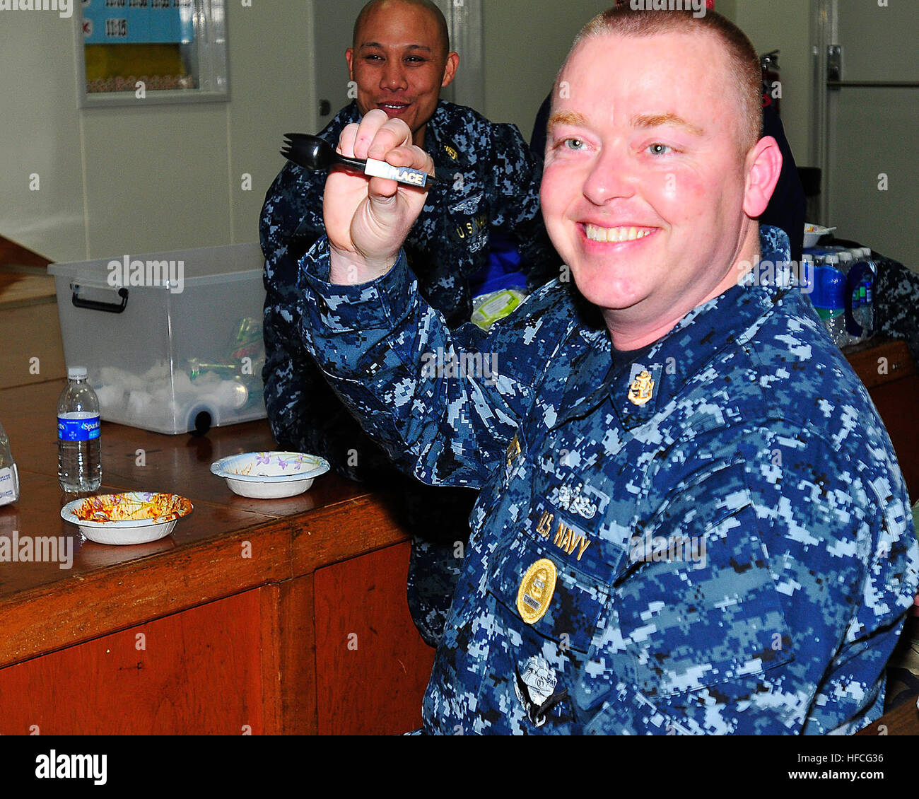 NAVAL AIR FACILITY MISAWA, Japan (Jan. 18, 2012) - Chief Mineman Scott ...