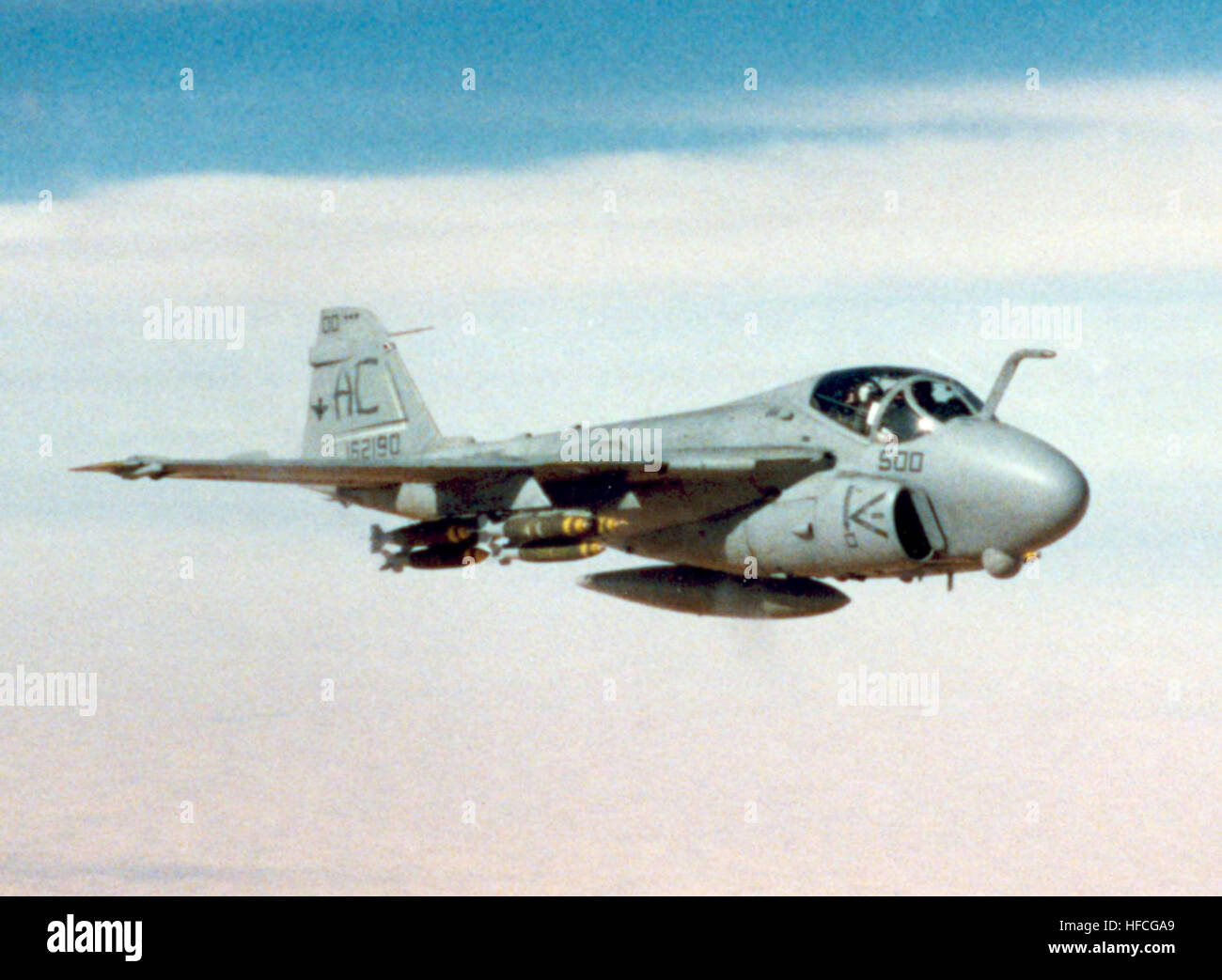 A-6E VA-75 en route to target 1991 Stock Photo - Alamy