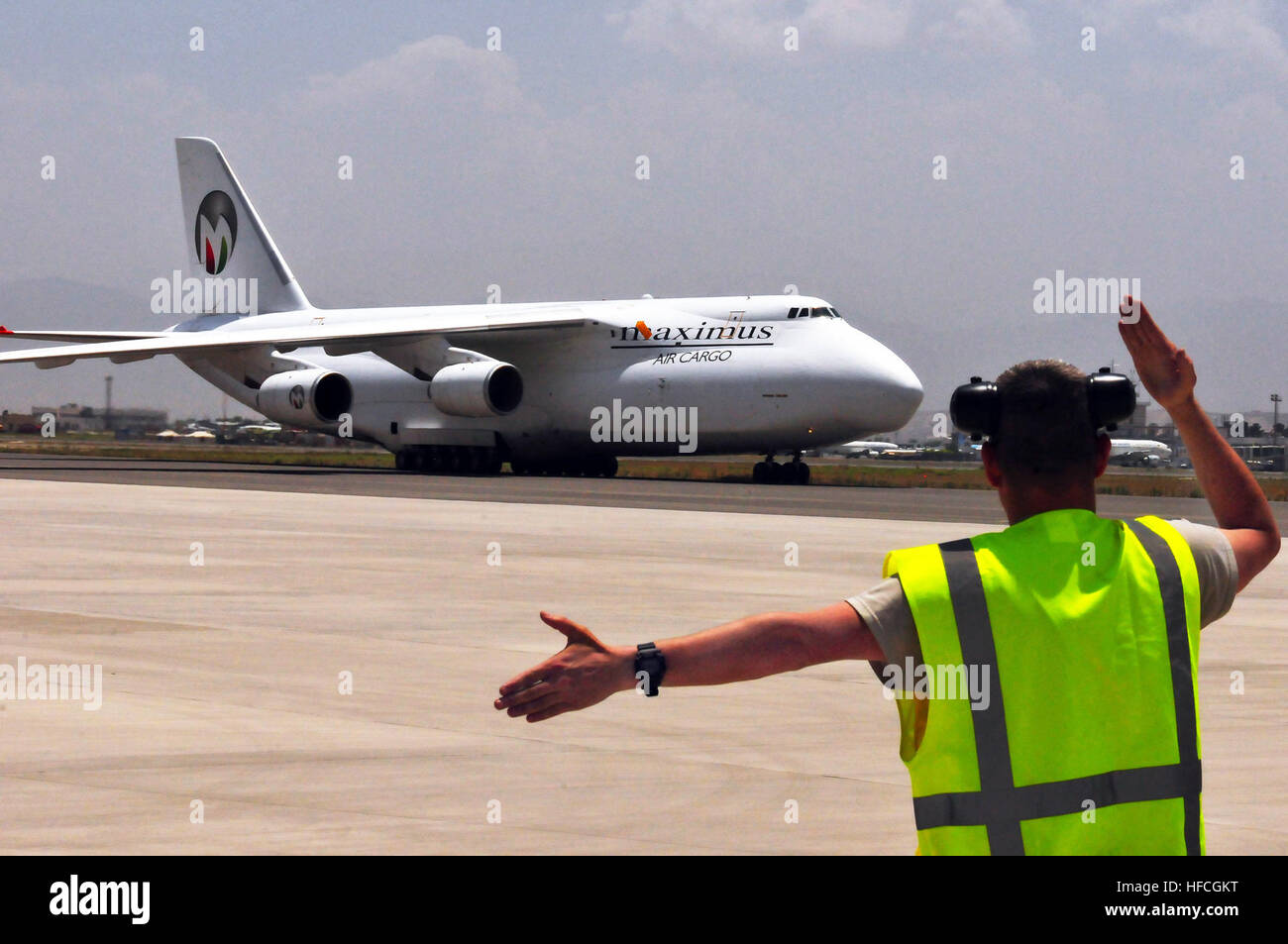 The Afghan Air Force receives two new Mi-17 helicopters delivered by an ...