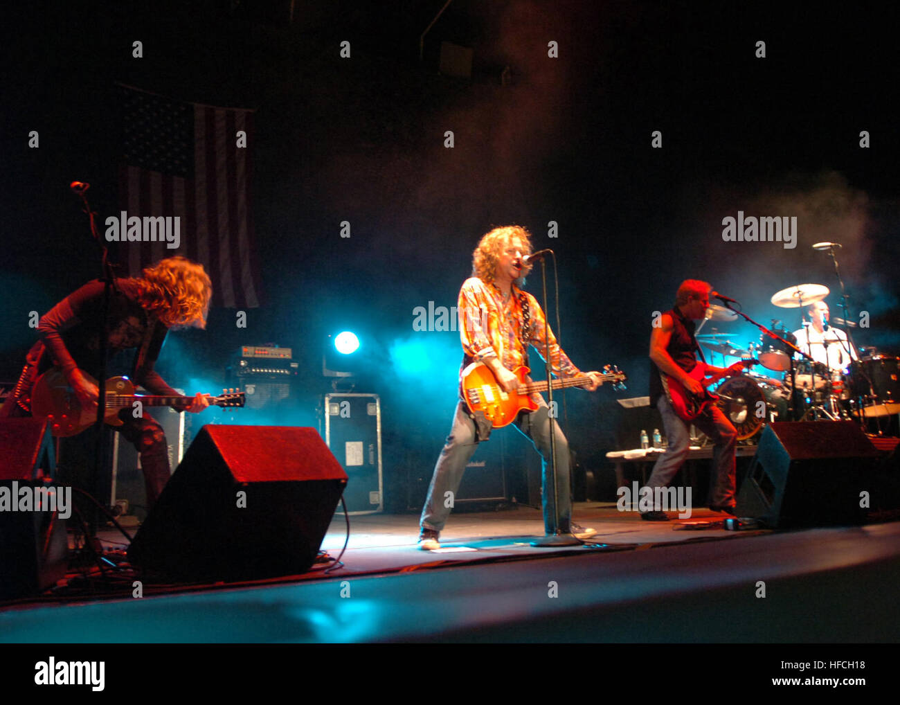 GUANTANAMO BAY, Cuba - Hard rock band Night Ranger performs for the ...