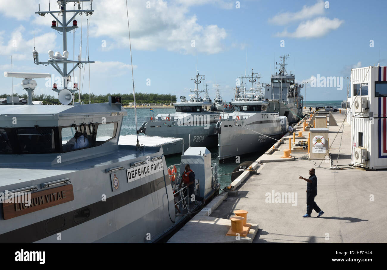 KEY WEST, Fla. (Oct. 5, 2016) Nine ships from the Royal Bahamas Defence ...