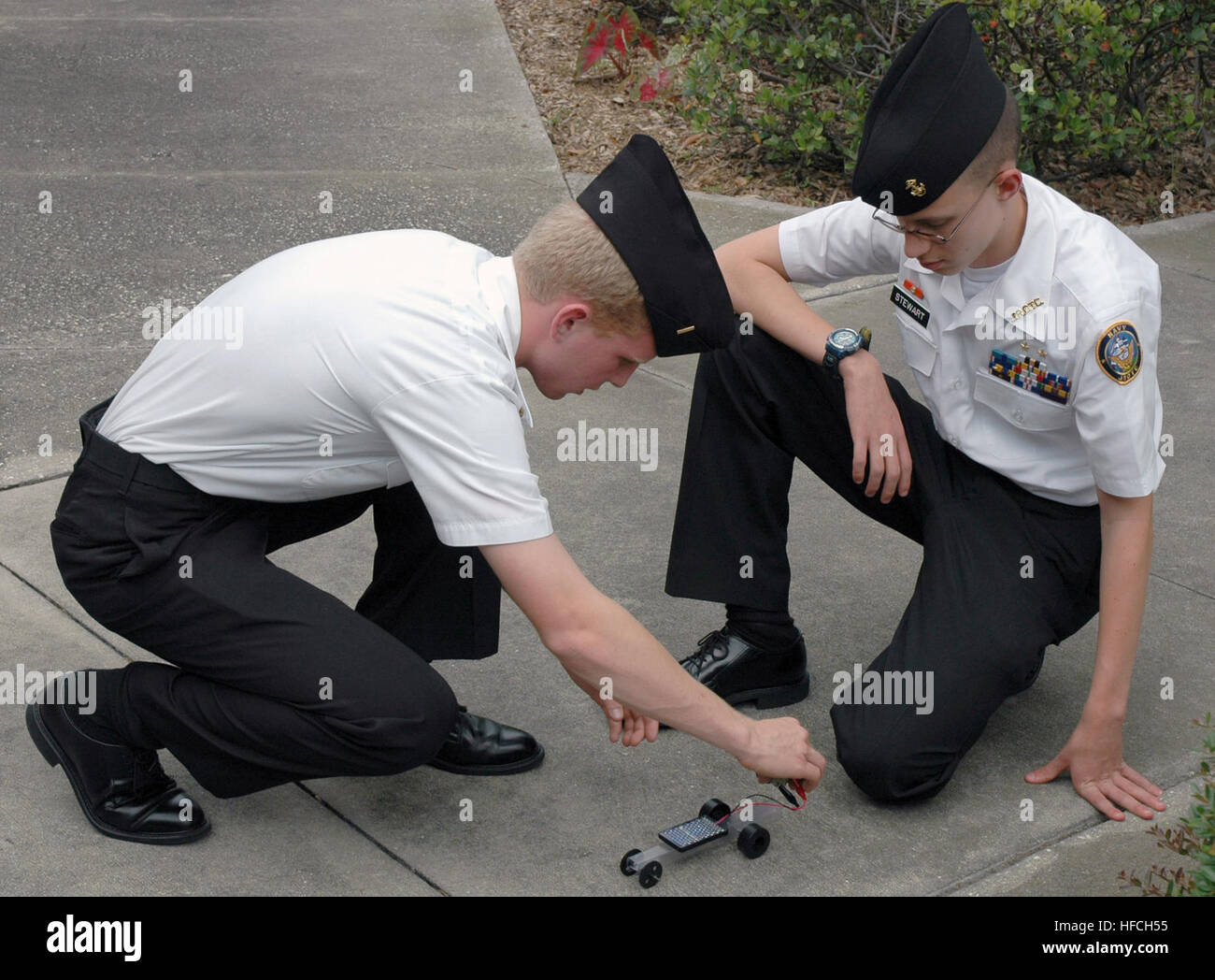Navy Junior Reserve Officers Training Corps (NJROTC) Cadet Ensign Aaron ...