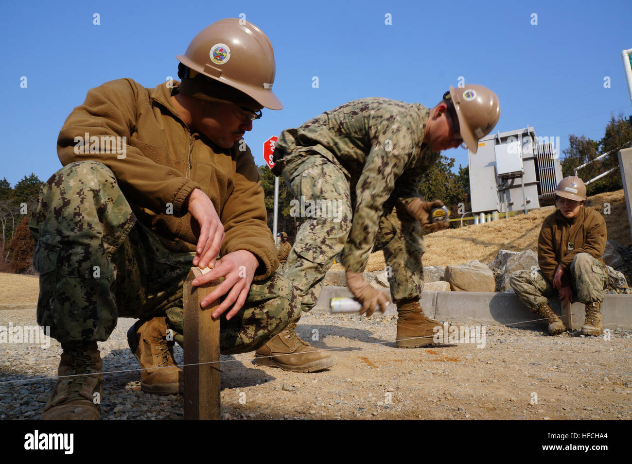 Seabees from Naval Mobile Construction Battalion (NMCB) 1 Detail ...